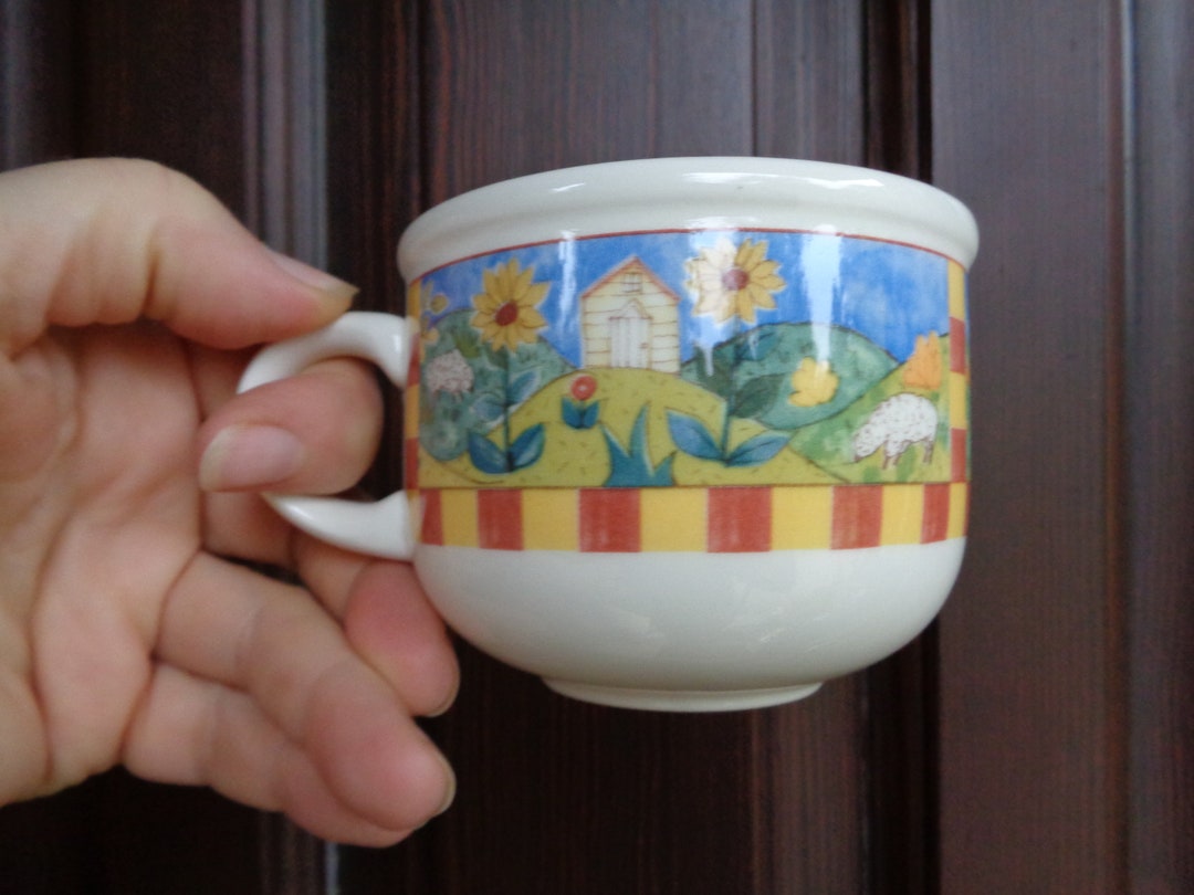 Vintage Cup Made in England. 250ml Cofee Cup / Tea Cup With Farmhouse ...