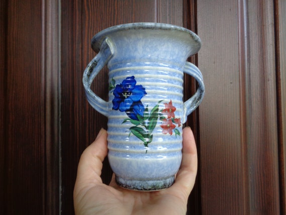 Czech Alienware Art Deco Pottery Vase H5/ 13.5cm Marble - Etsy