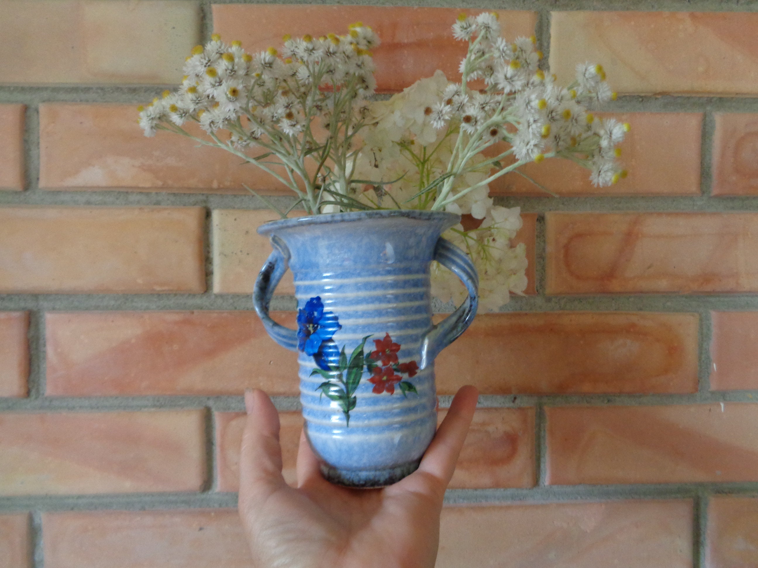 Czech Alienware Art Deco Pottery Vase H5/ 13.5cm Marble - Etsy