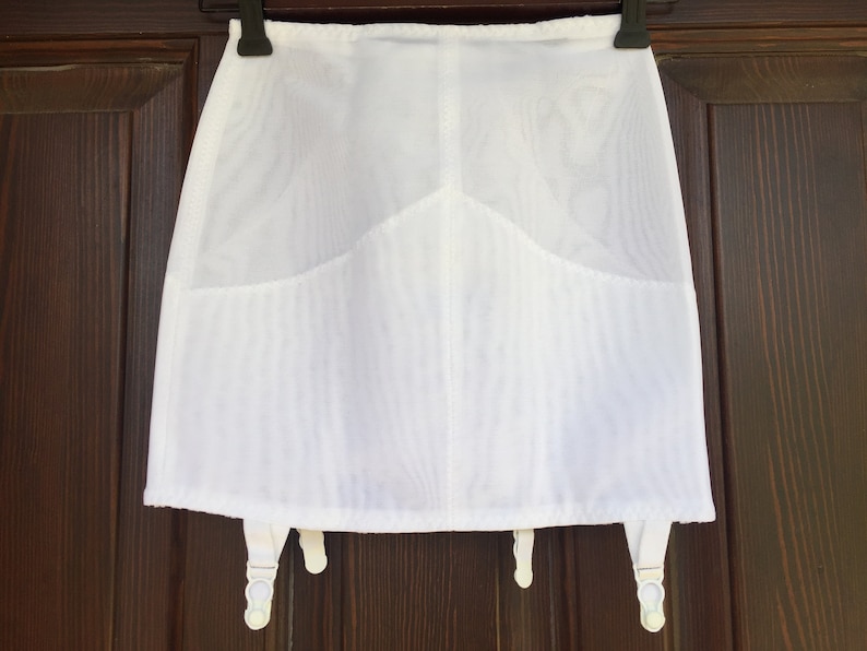 Vintage Suspender Belt Made in Sweden, White 4 Strap Garter Belt - Etsy