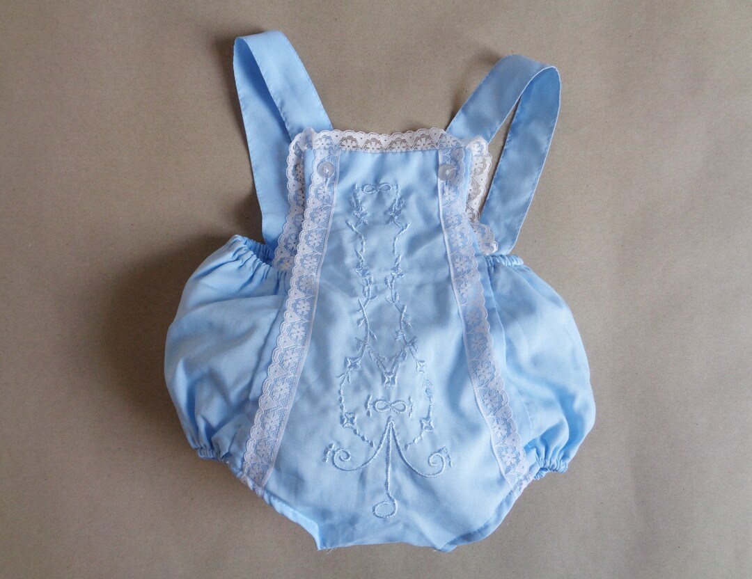 Unused Vintage Diaper Overall; Light Blue Waterproof Baby Diaper ...