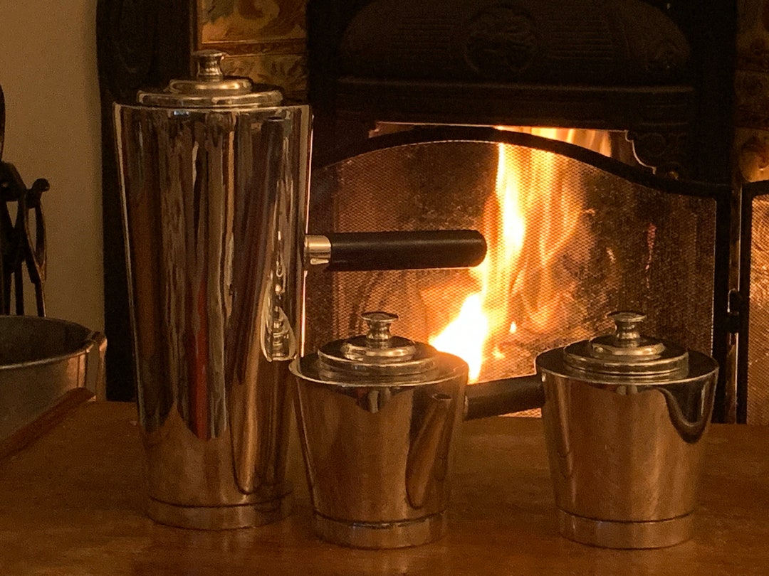 Terence Conran silver coffee service - Etsy.de