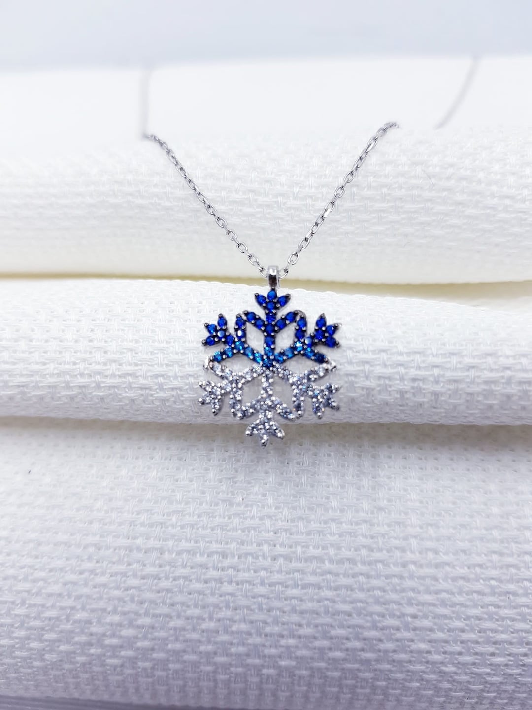 Snowflake Silver Necklace,christmas Gift,925 Sterling Silver, Winter ...