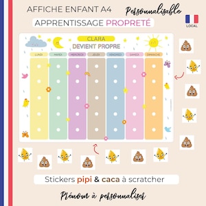 Potty Training Child Motivation Board Support Pee Poop Toilet WC ...