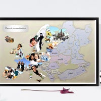 Large Push Pin World Map, Detailed Travel Map Pin Board, Mark and Show ...