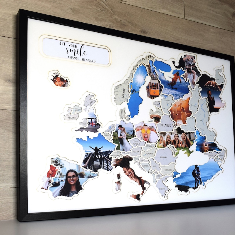 Europe Map - Etsy