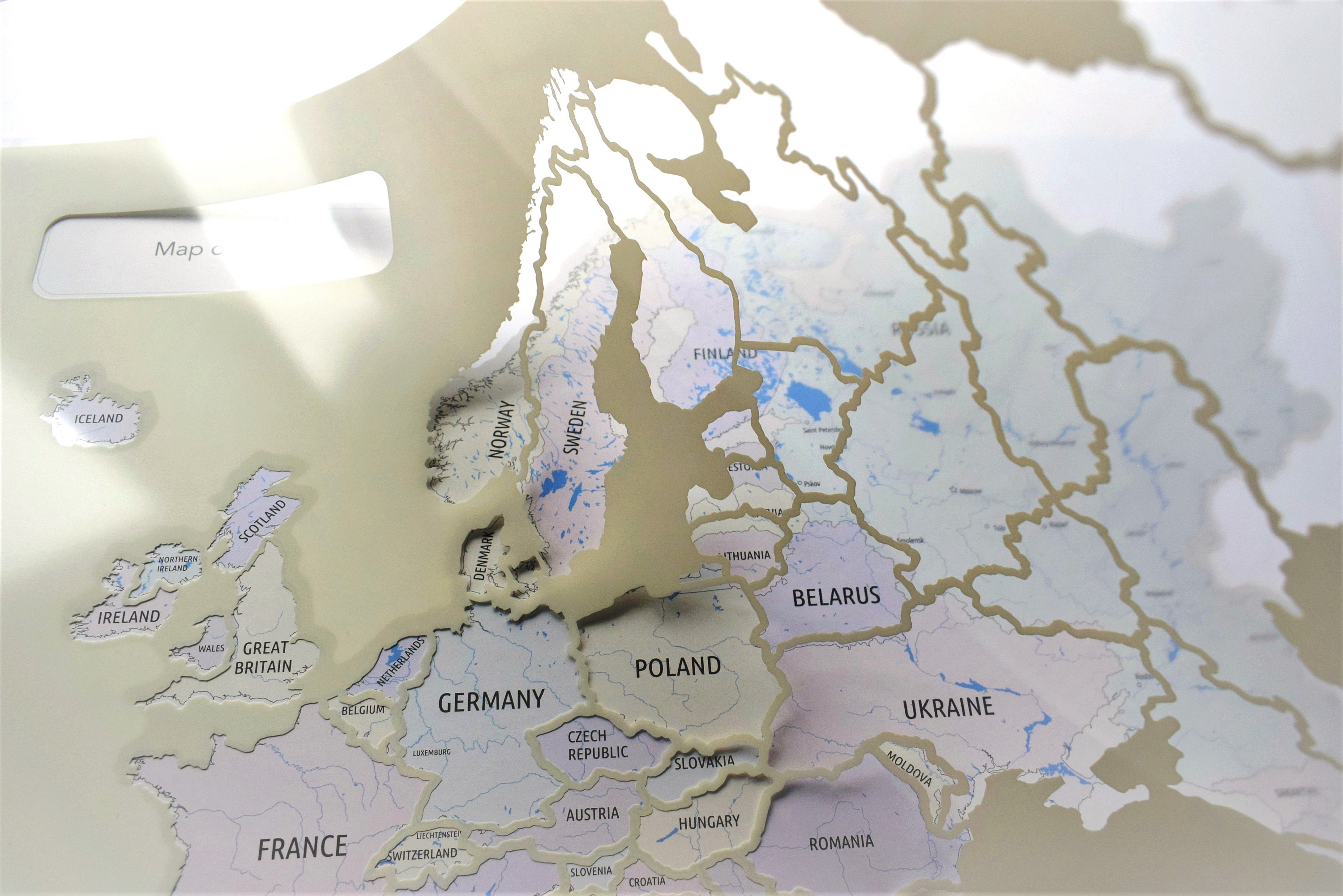 Europe Map Collage