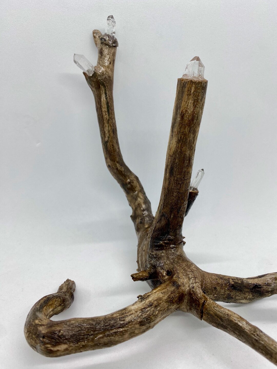 Quartz and Wood Energy Enhancer, Drift Wood Quartz Energy Enhancer ...