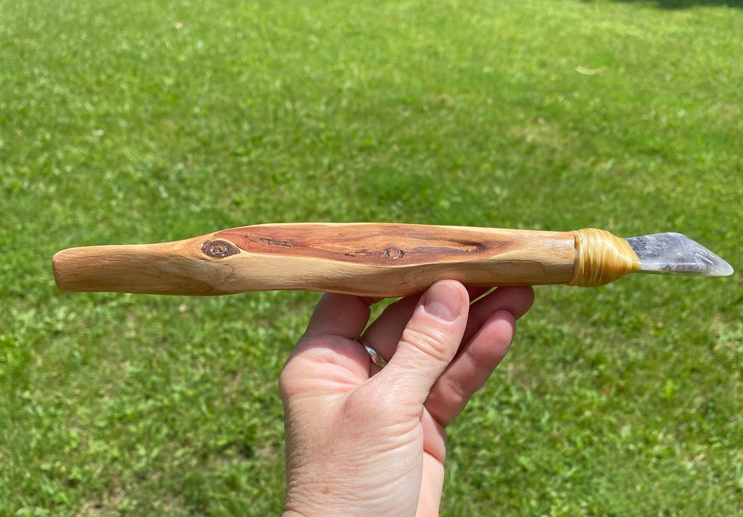 Eagle Energy Wand, Diamond Willow Eagle Energy Wand, Wooden Energy Wand ...