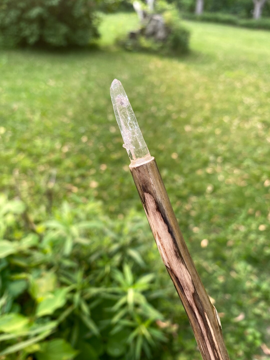 Tibetan Black Quartz Mullein Energy Wand - Etsy