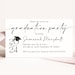 QR Code College Fund Graduation Insert, Invitation Enclosure, Editable ...