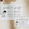 Graduation QR Code Insert Card, Editable Graduation Party Invitation ...