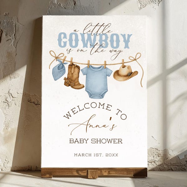 Vertical Cowboy Signs - Etsy UK