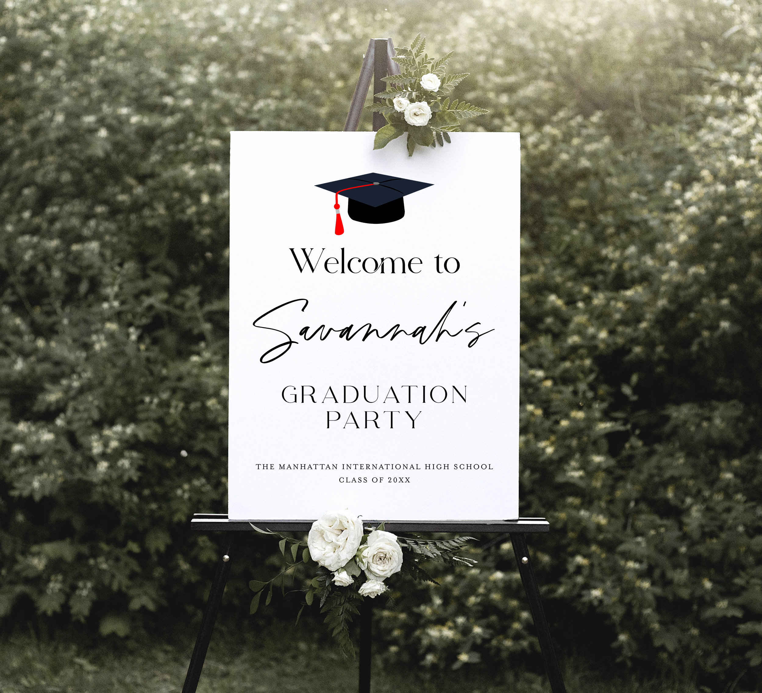 Custom Graduation Welcome Sign Template (digital Download) - Etsy