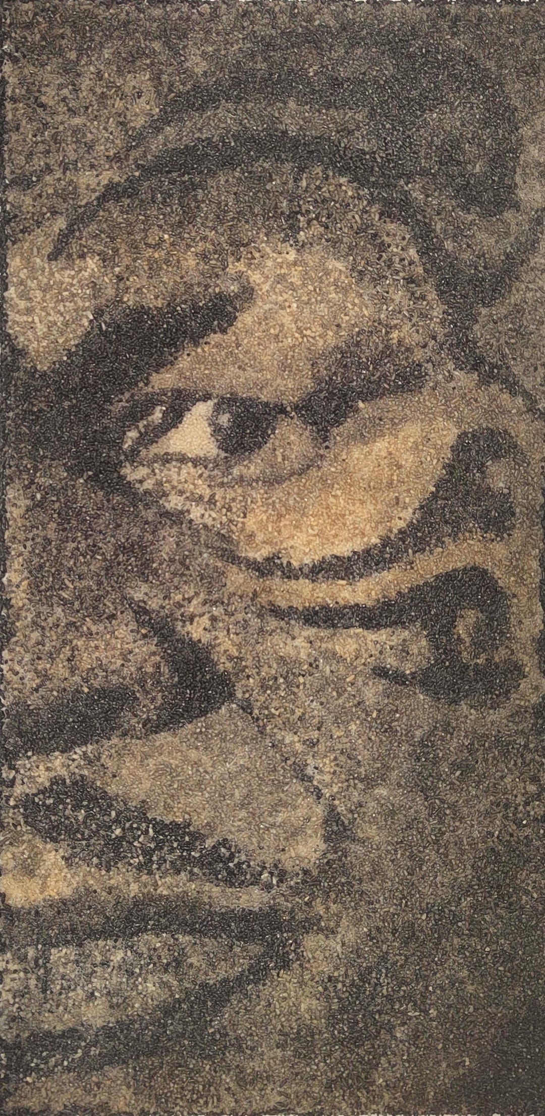Rice Grain Mosaic Portrait of Mike Tyson - Etsy