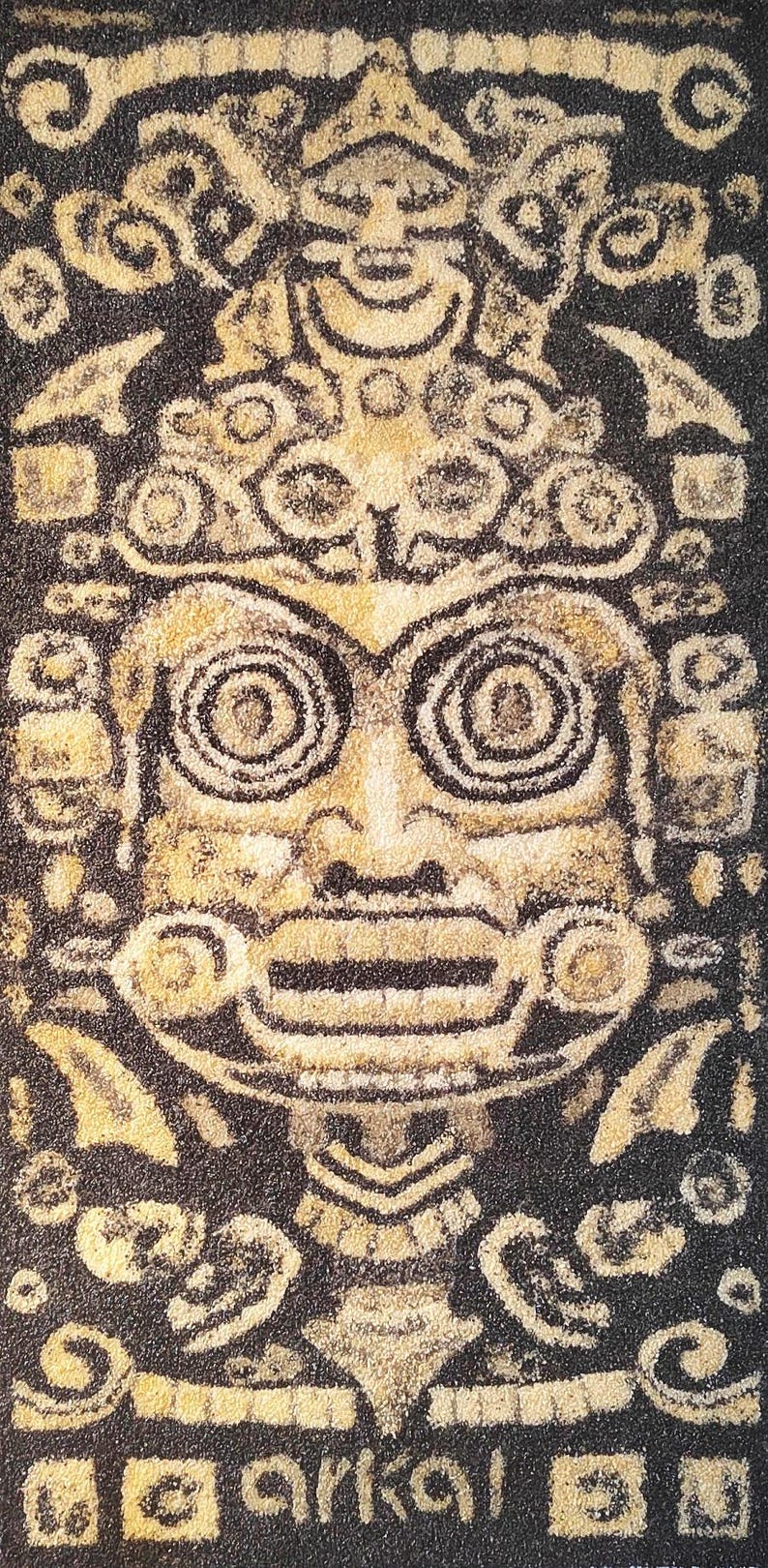 Rice Grain Mosaic Mayan Art - Etsy