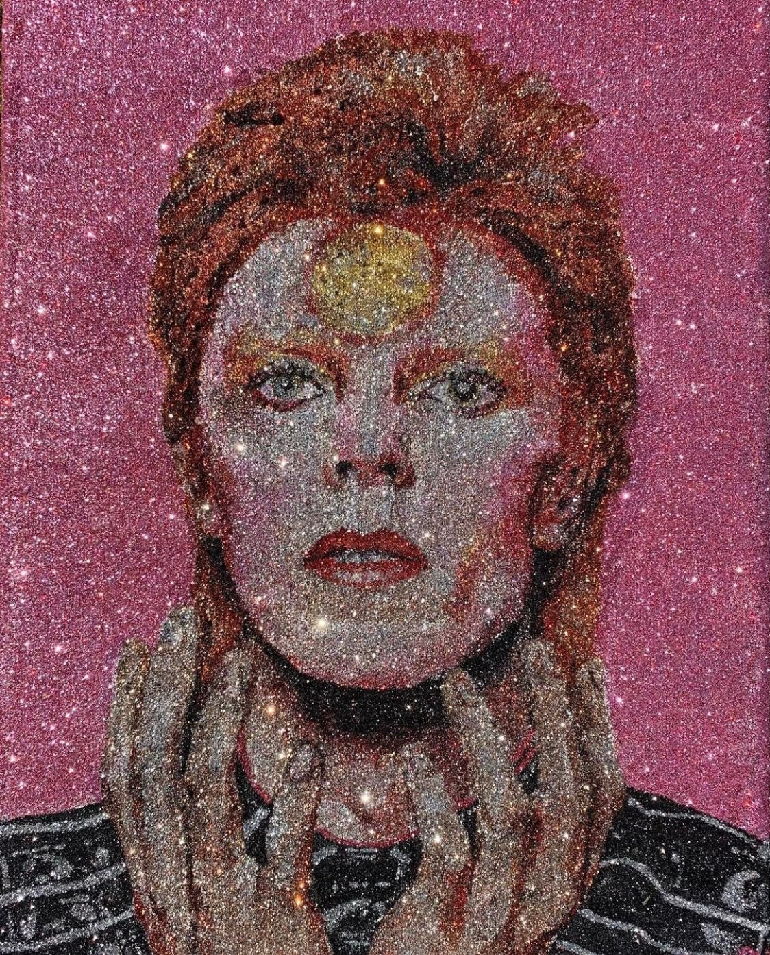 CUSTOM GLITTER PORTRAIT - Etsy
