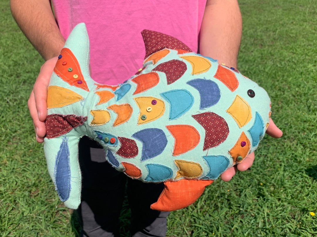Handmade Whimsical Fish Stuffed Plush - Etsy