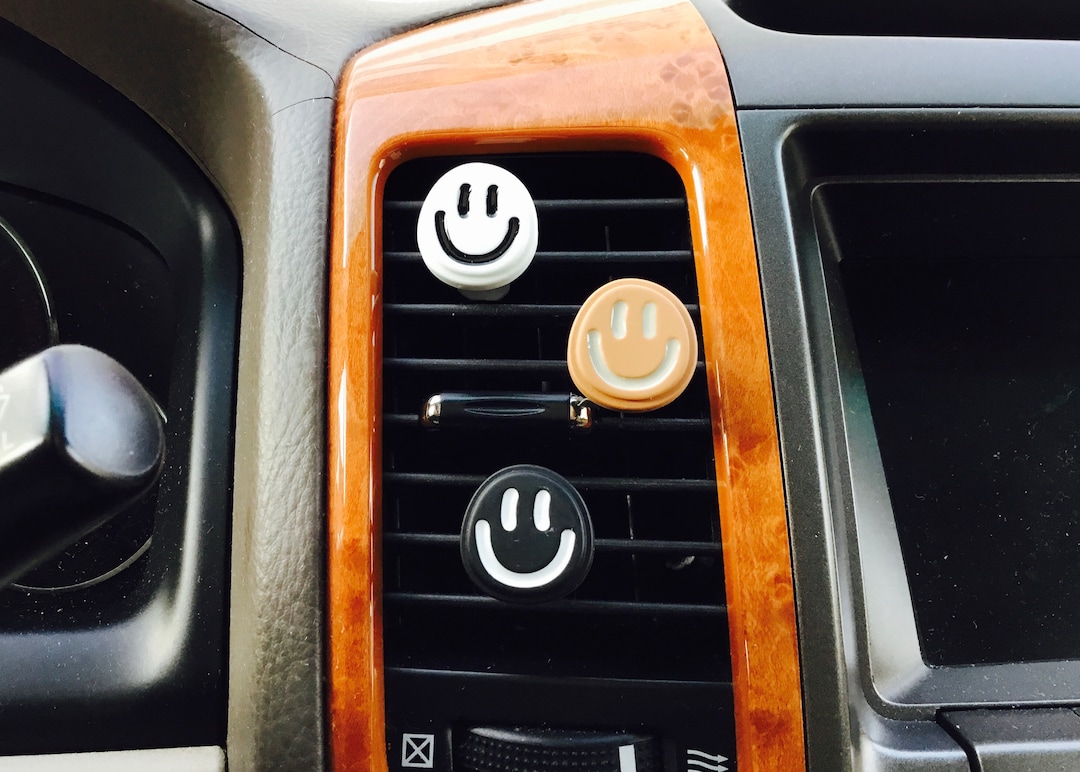 Smile Smiley Face / Emoji / Happy Face / Car Vent Clip Accessory - Etsy