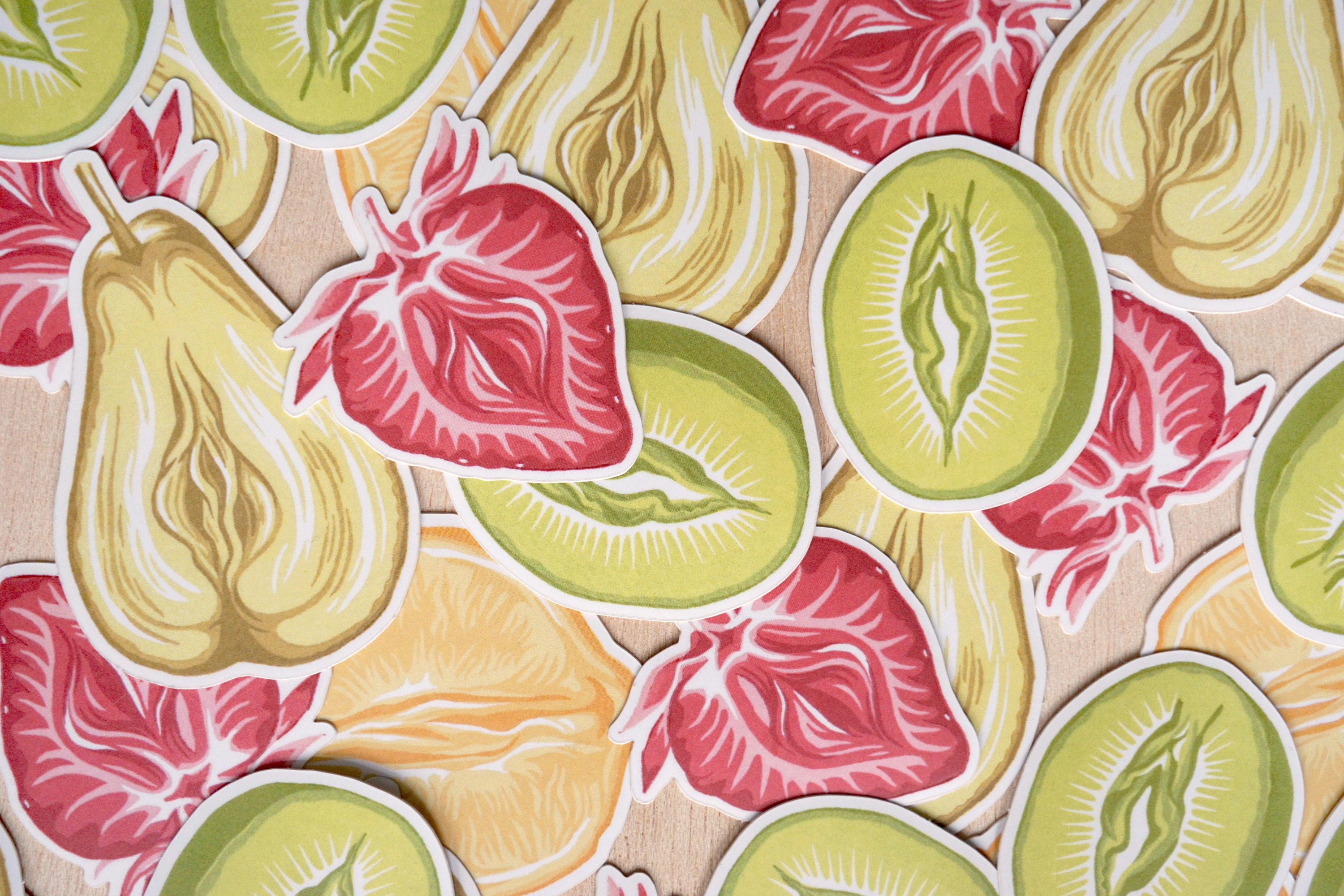 Sticker Set 6 Vinyl Sticker Matt | Etsy