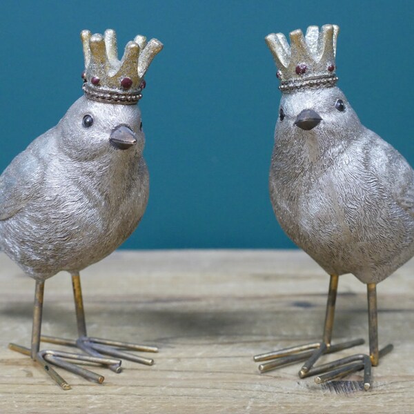 Bird With Crown - Etsy UK
