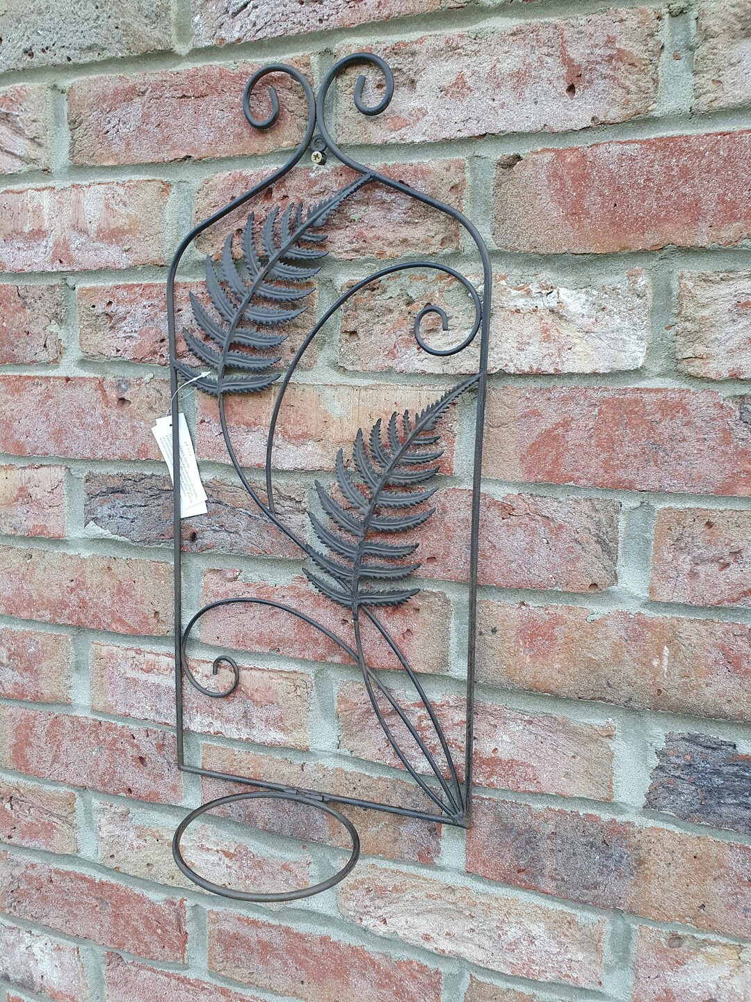 Metal Fern Design Folding Wall Hanging Plant Pot Holder - Etsy UK