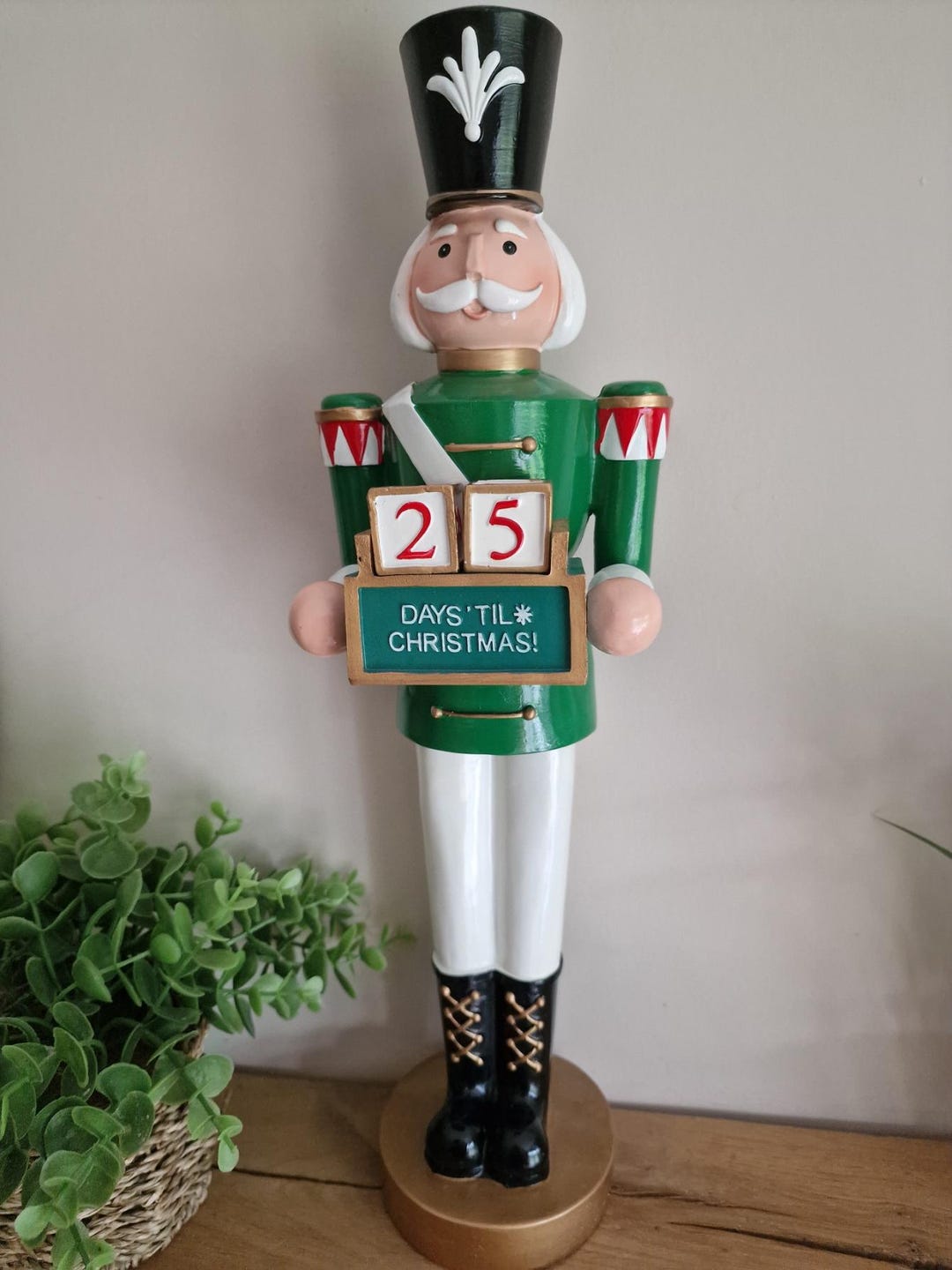 Christmas Countdown Advent Soldier Standing Figure, Soldier Christmas ...