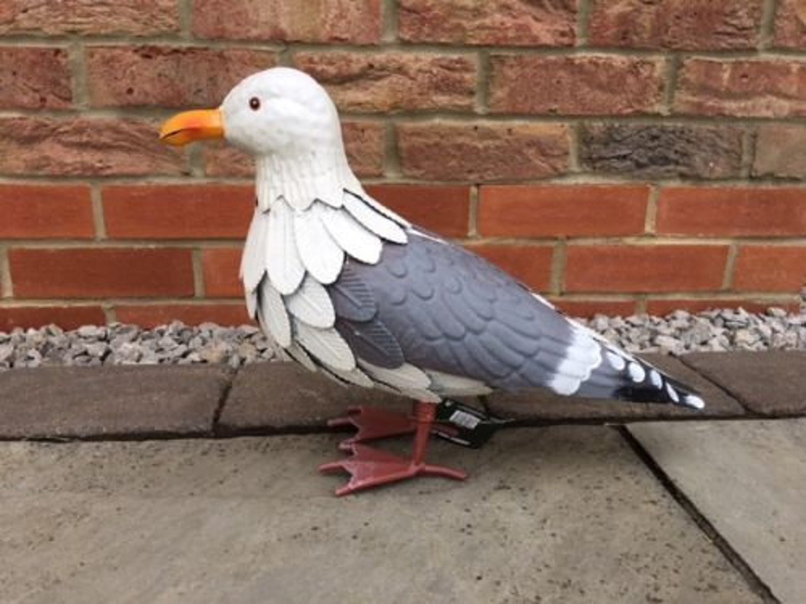 Metal Seagull Bird Garden Ornament - Etsy UK