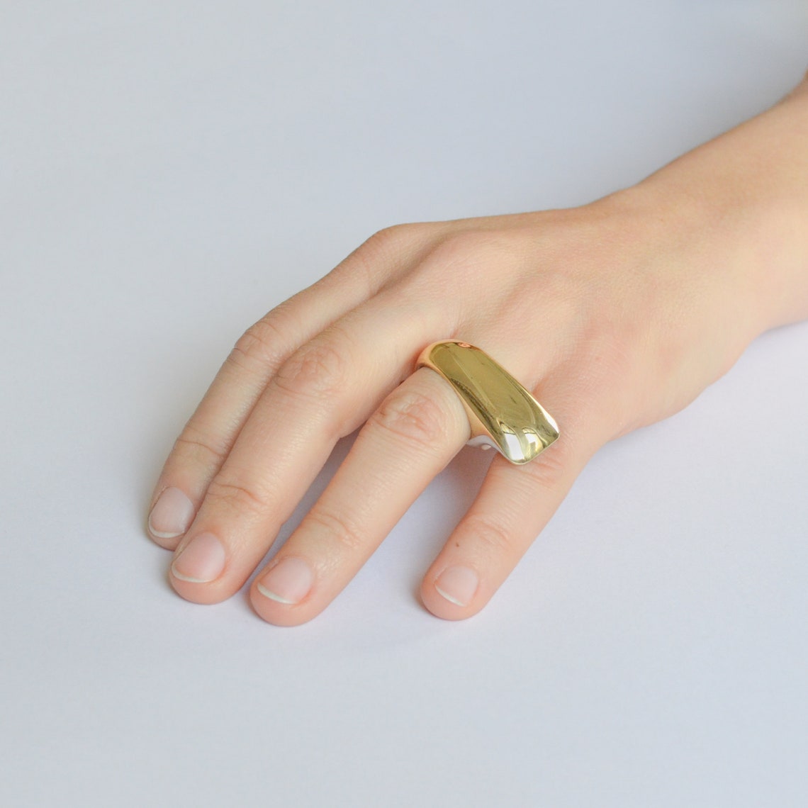 Statement Ring Ring for Women 14k Gold Ring Design Unique - Etsy