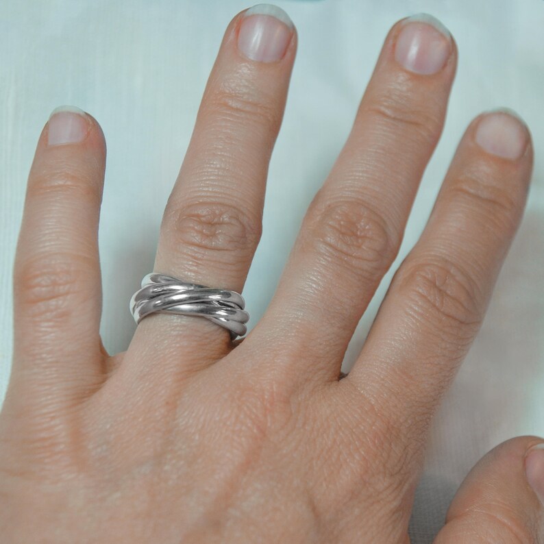 Interlocking Rings, Russian Ring, Russian Wedding Ring, Russian Wedding ...