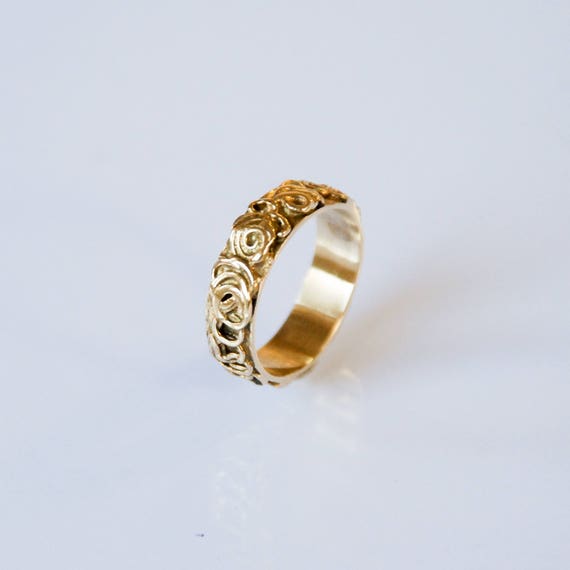 Filigree Wedding Band Wedding Bands for Women Filigree - Etsy