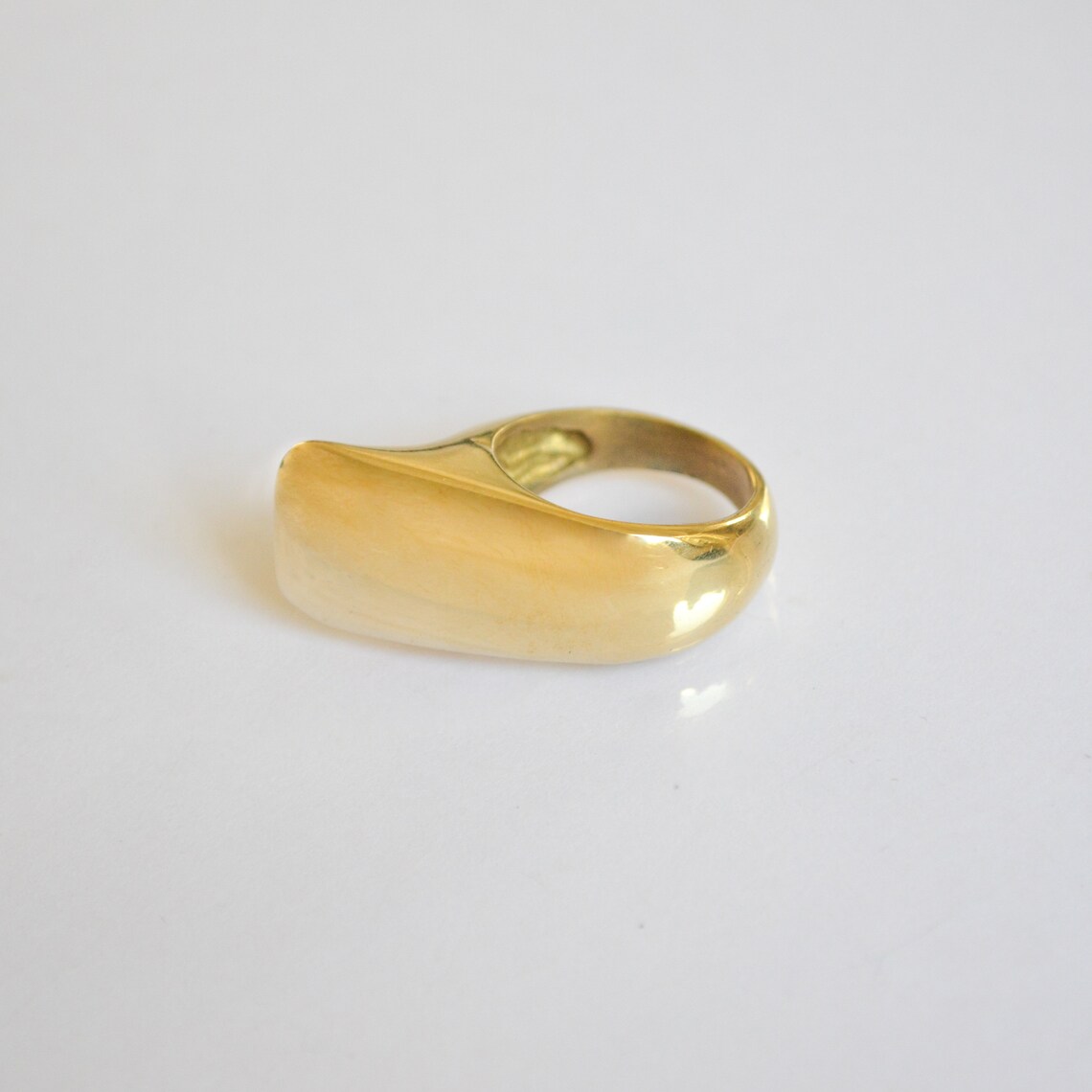 Statement Ring Ring for Women 14k Gold Ring Design Unique - Etsy