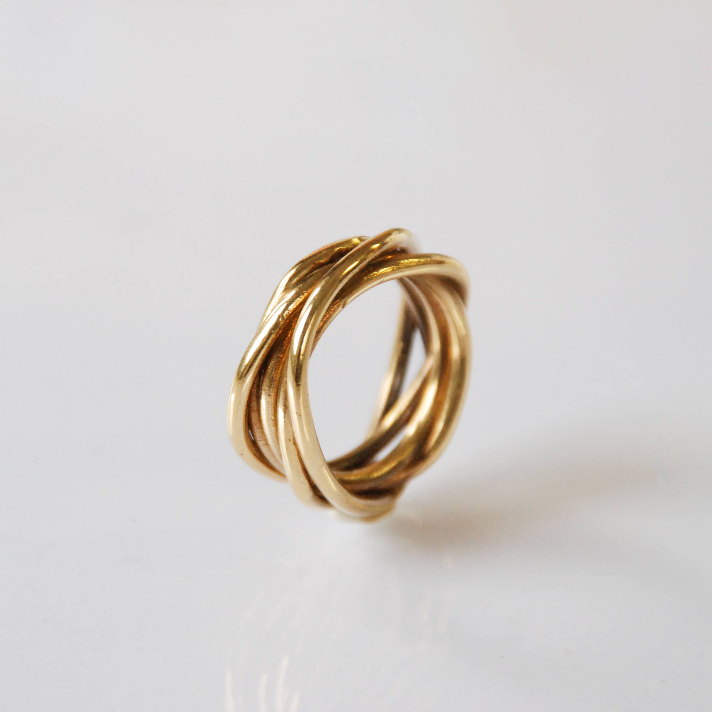 Wire Ring Designs, Gold Wire Ring, 14k Gold Ring, Unique Wedding Band ...