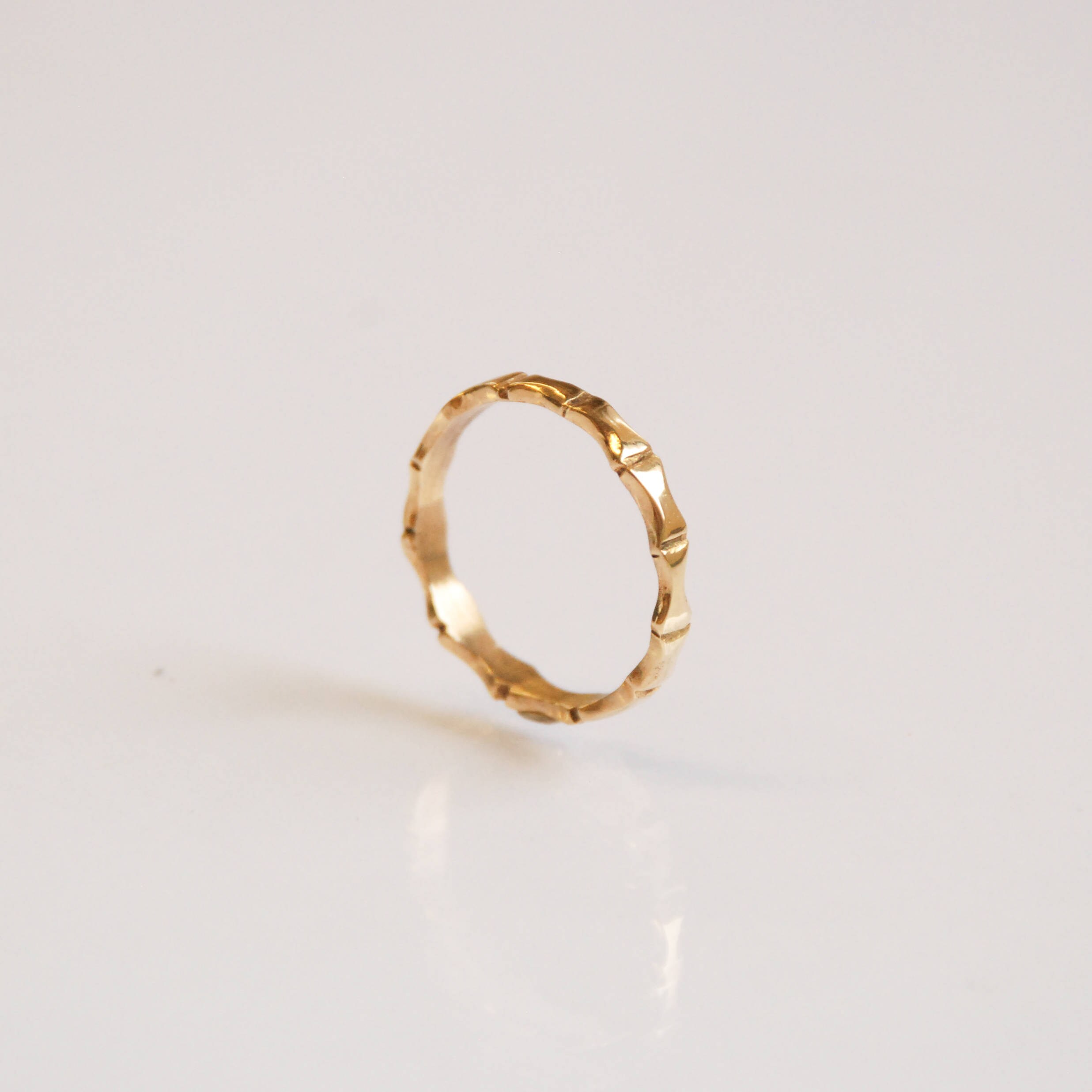 Thin Wedding Ring, 14K Gold Ring, Simple Wedding Ring, Gold Band Ring ...