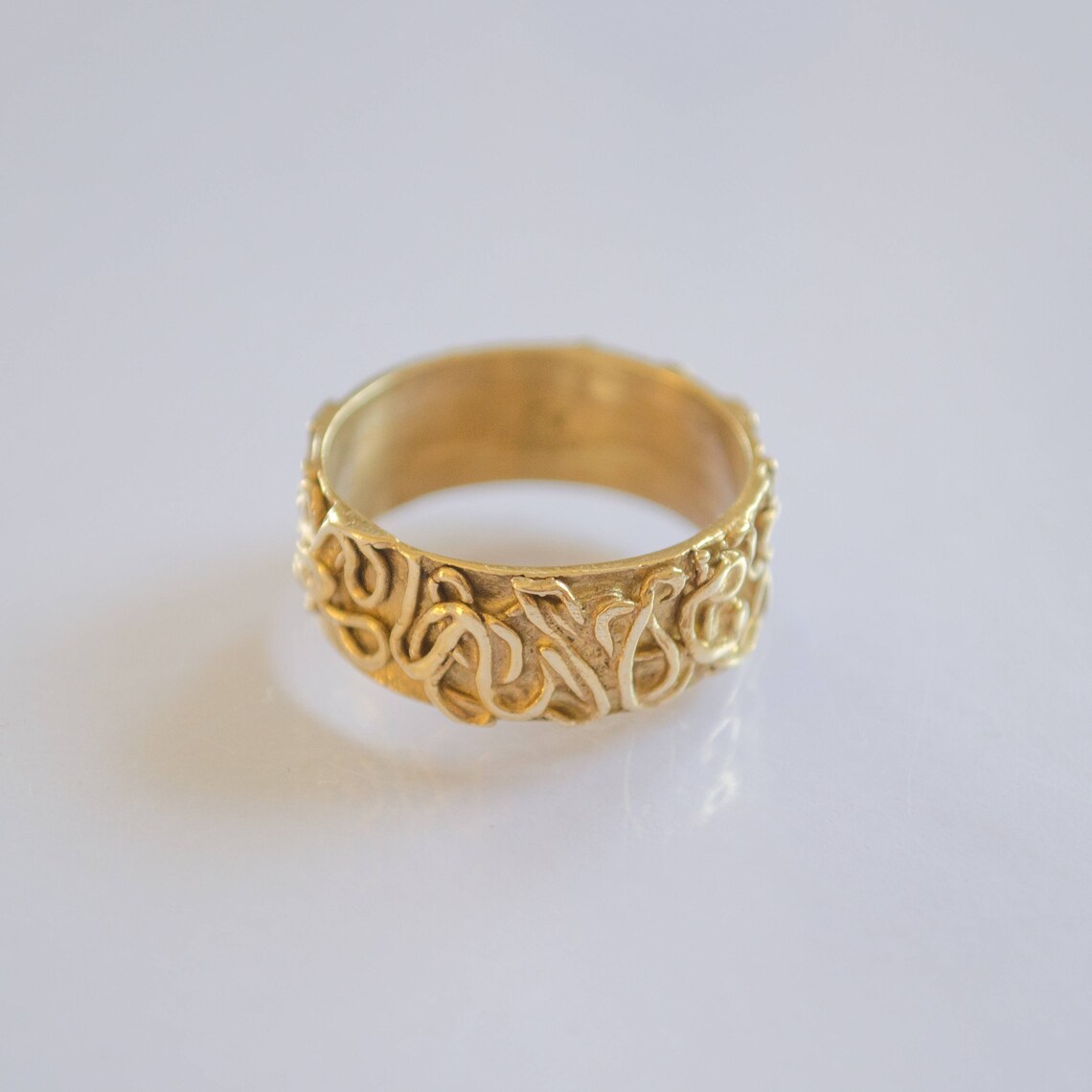 Filigree Wedding Band, Gold Wedding Band, Filigree Wedding Ring, 14k ...
