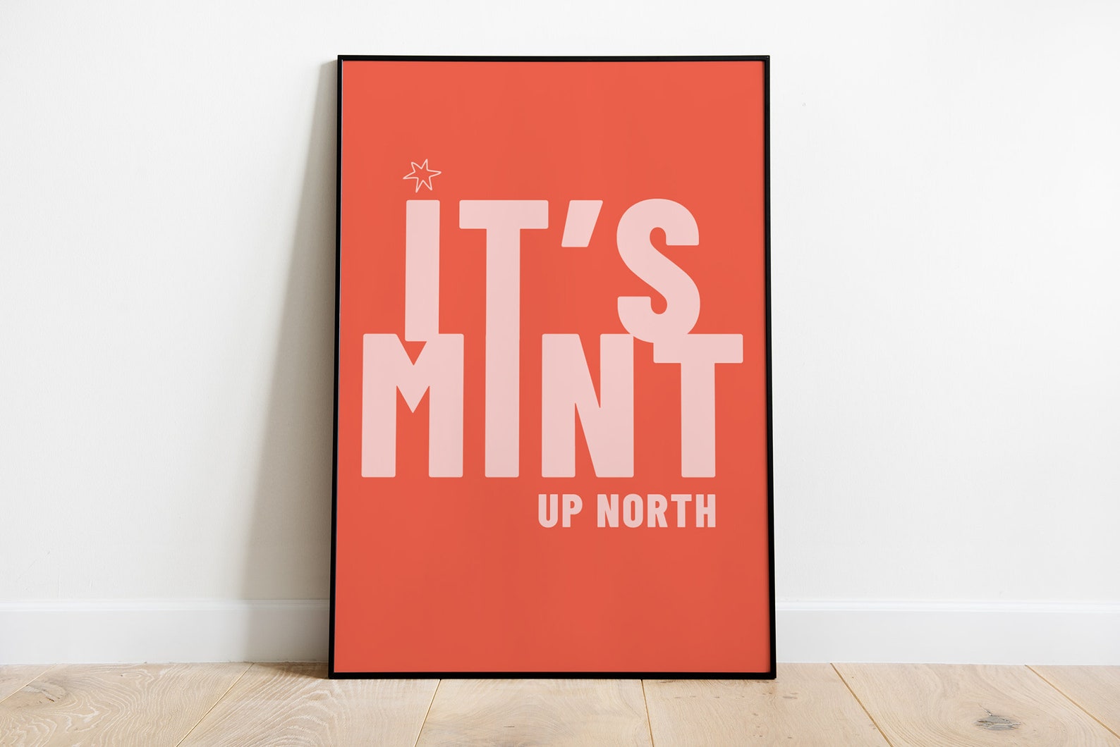 It's Mint Up North Print Northern Sayings Colourful | Etsy
