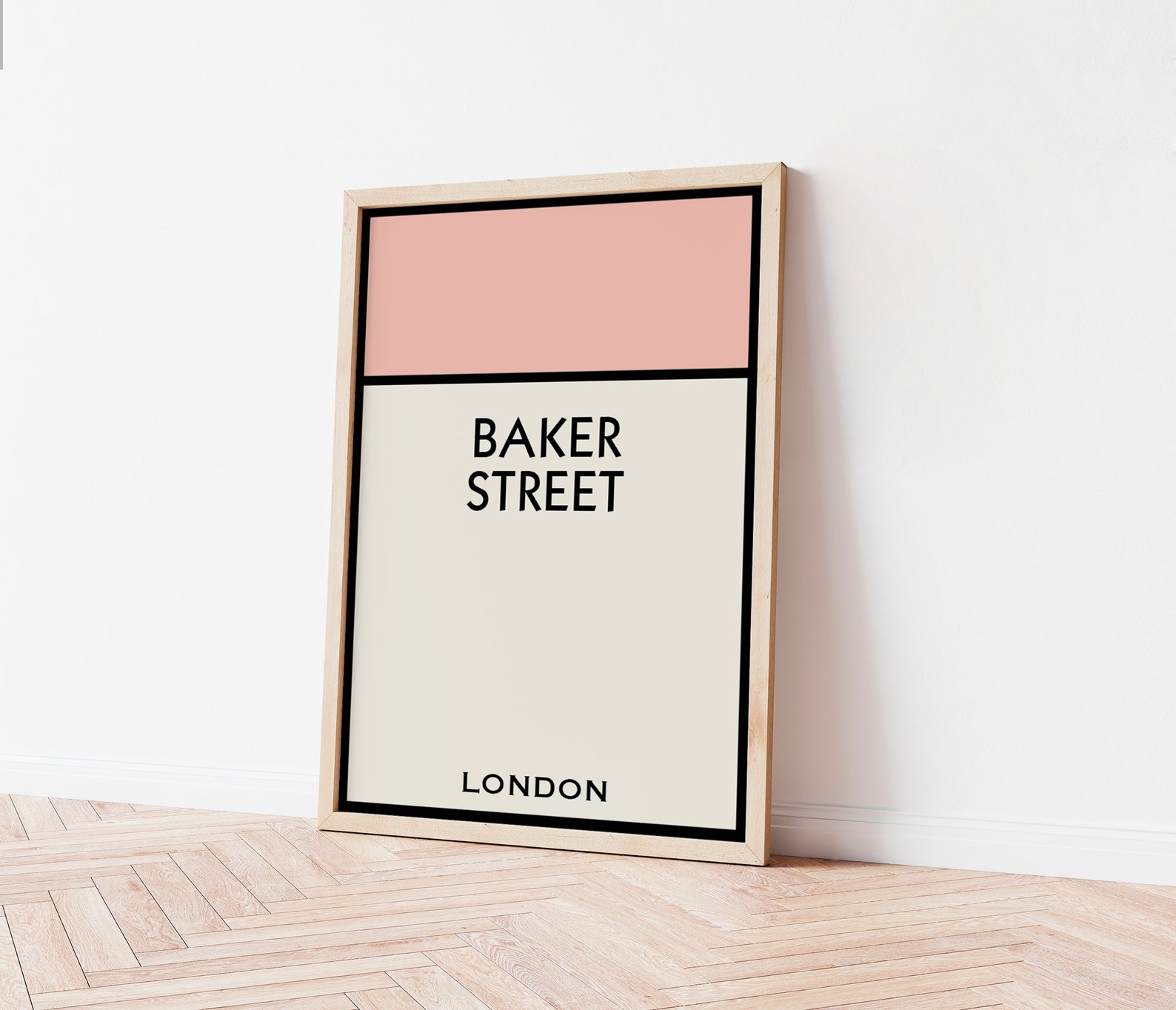 Monopoly Train Station Custom Name Print, Home Decor, Wall Art, Gallery ...