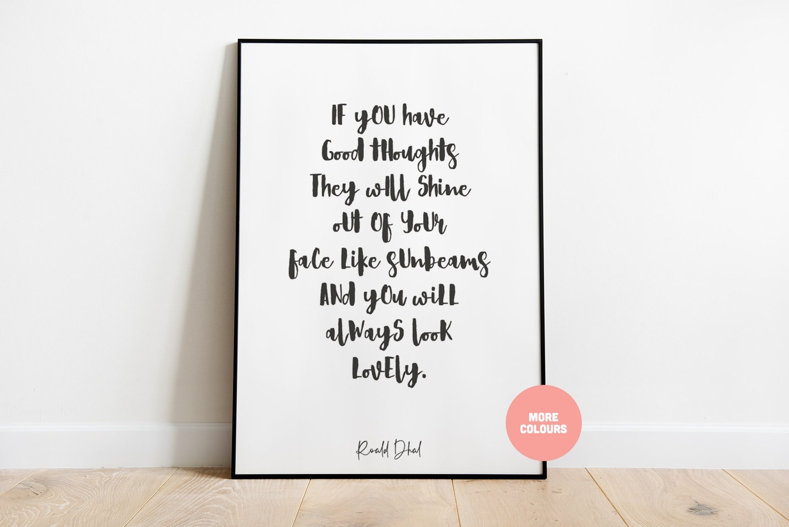Roald Dahl Quote Print Children's Room Decor Wall Art | Etsy