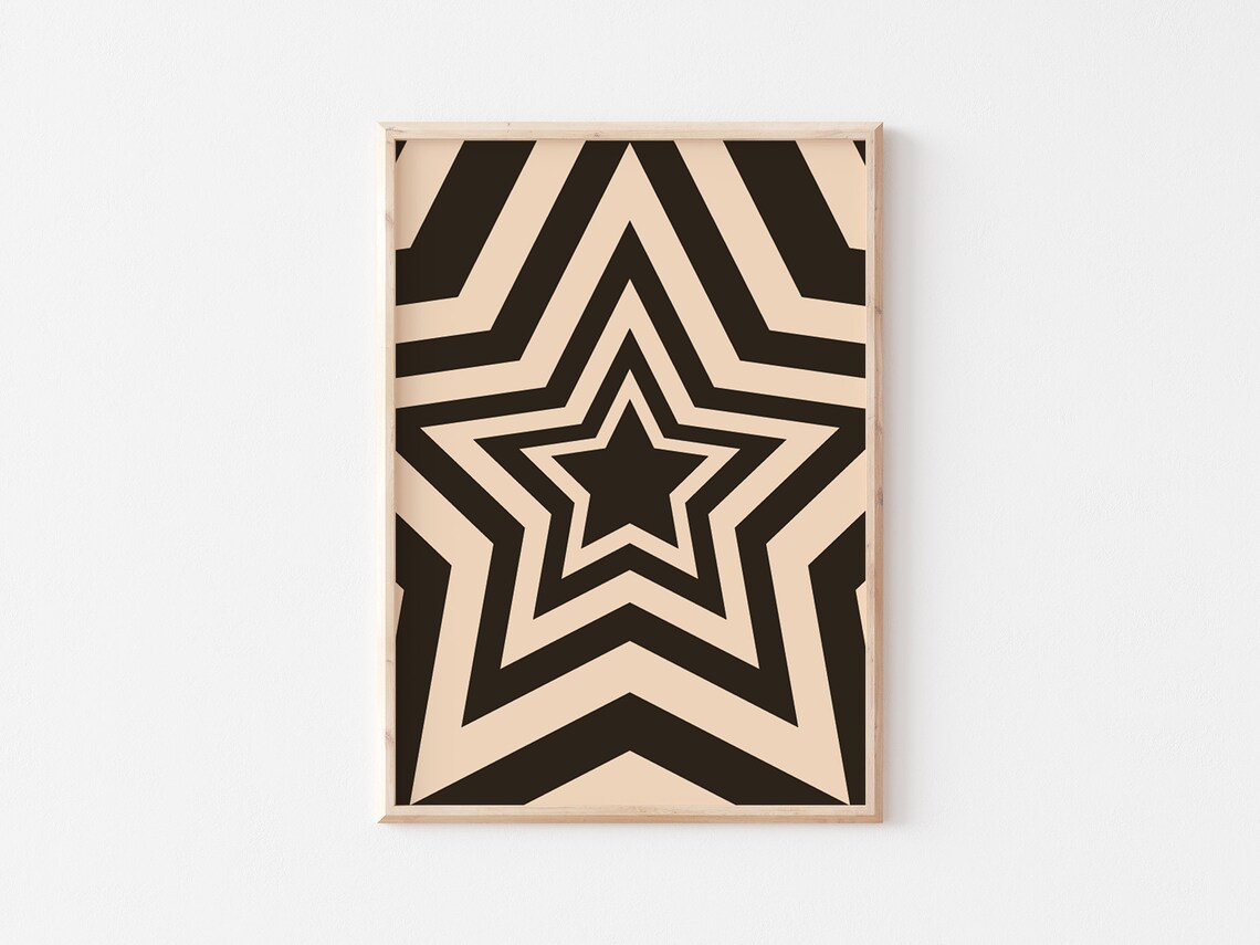 Groovy Retro Art Print 60s 70s Funky Psychedelic Pop Art - Etsy UK