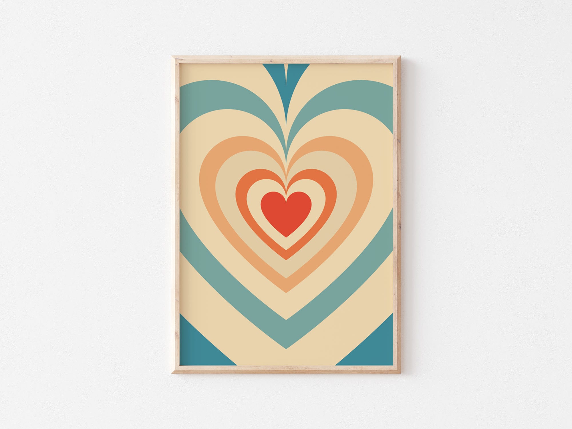 Retro Indie Home Decor Groovy Art Print 60s 70s Funky - Etsy