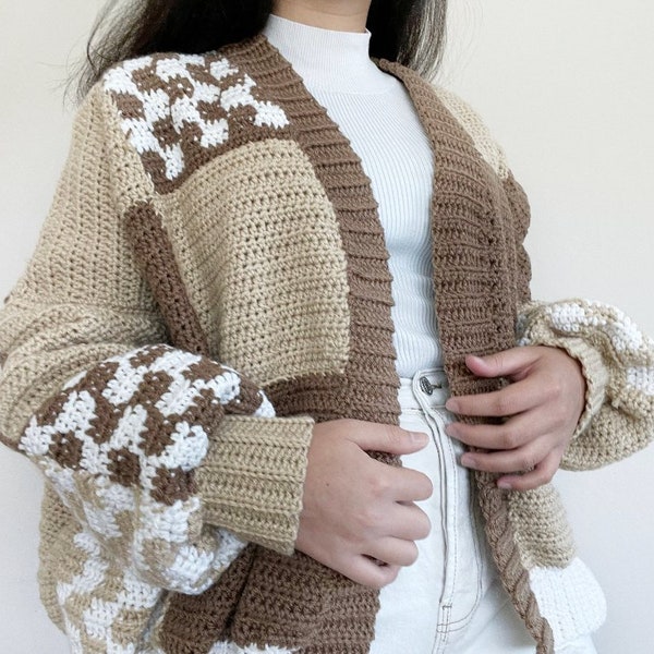 Crochet Patchwork Cardigan - Etsy