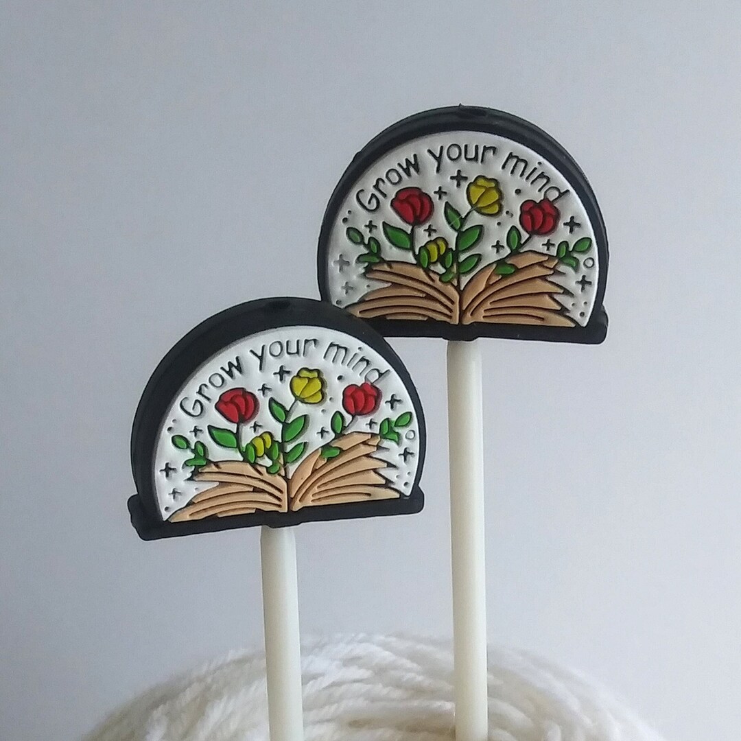 Grow Your Mind ~ Stitch Huggers, Stoppers, Holders, Point Protectors - Etsy