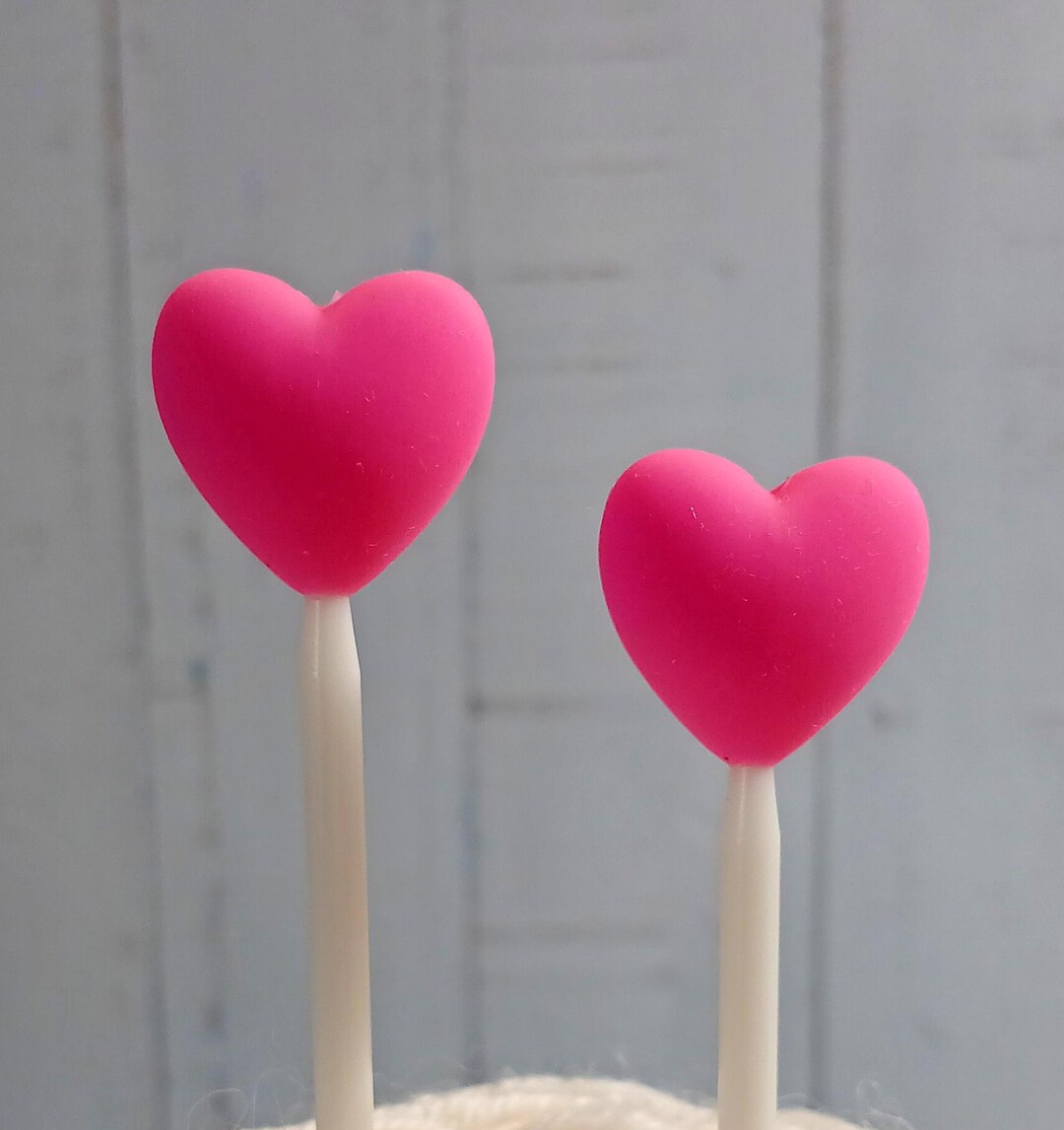 Pink ~ Love Hearts ~ Stitch Stoppers ~ Huggers ~ Holders - Etsy