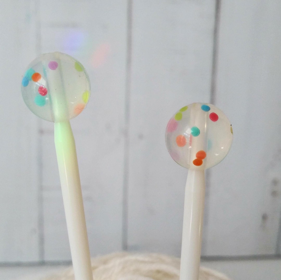 Confetti Spheres Stitch Huggers, Stoppers, Holders, Point Protectors - Etsy