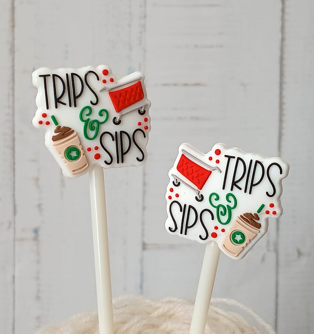 Trips & Sips ~ Stitch Huggers, Stoppers, Holders, Point Protectors - Etsy