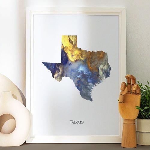 Austin Map Art Print Texas Poster - Etsy