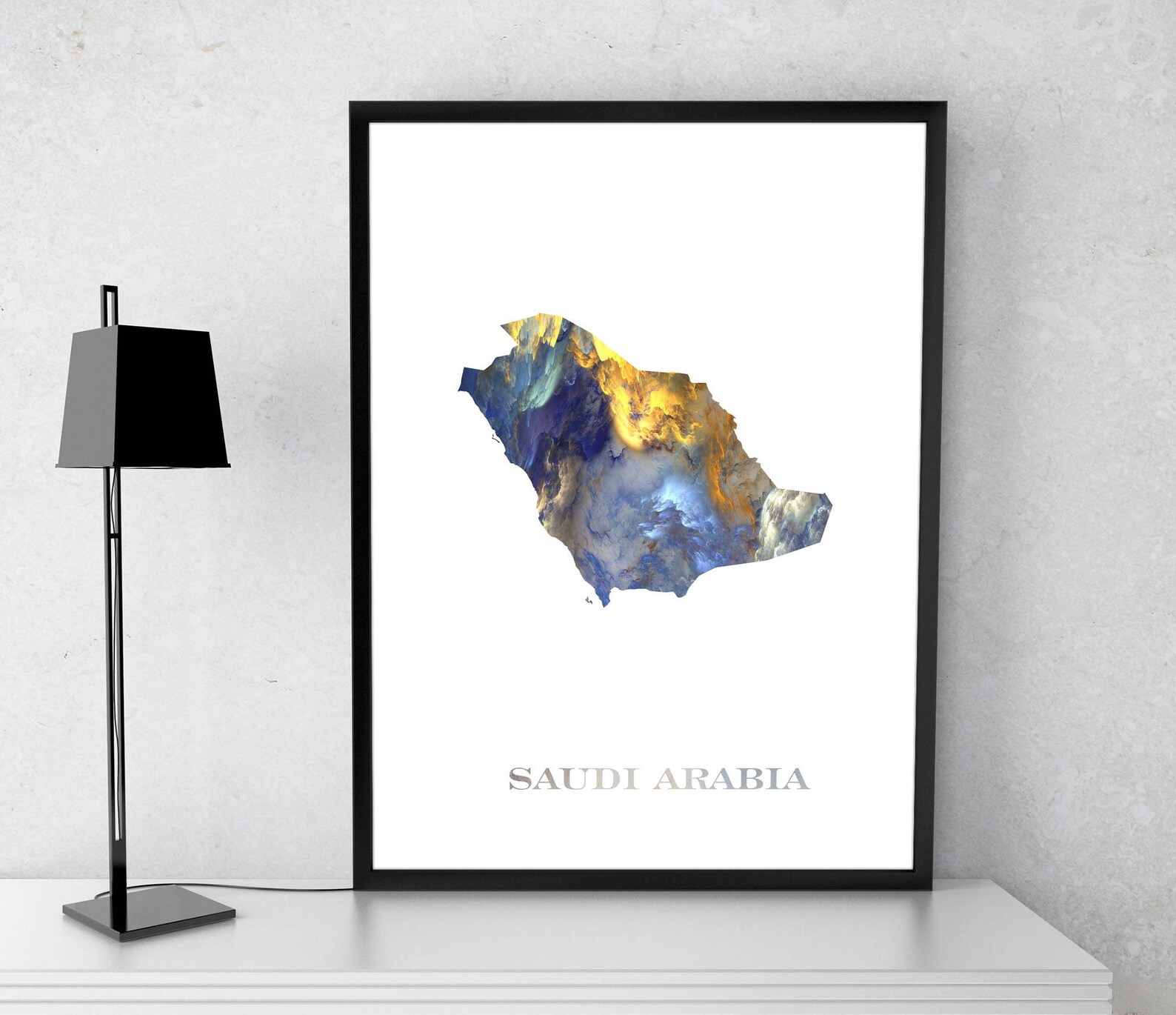 Saudi Arabia poster Saudi Arabia art Saudi Arabia map Saudi | Etsy