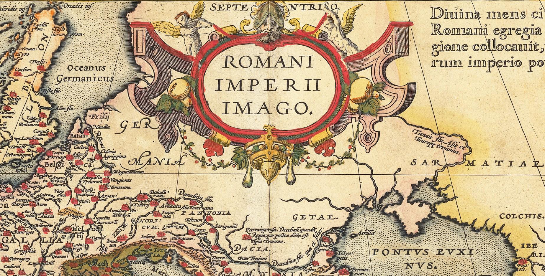 Vintage Historical Map of the Roman Empire - ROMANI IMPERII IMAGO - Etsy