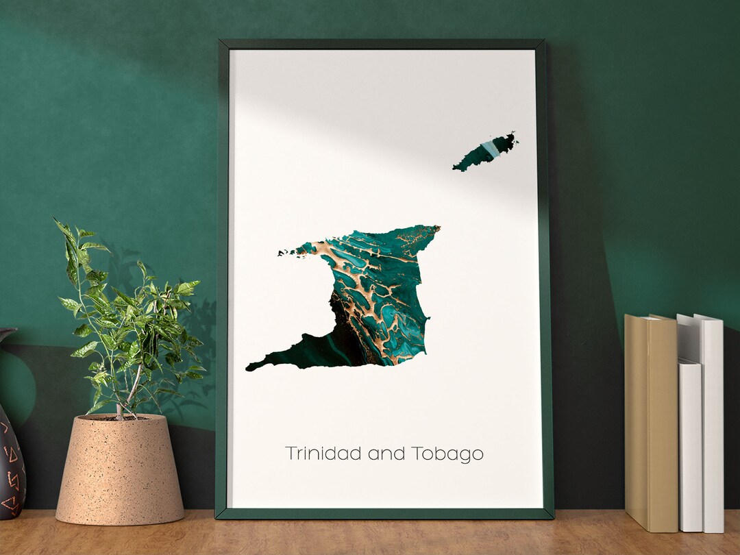 Trinidad Tobago Poster Trinidad Tobago Art Trinidad Tobago - Etsy