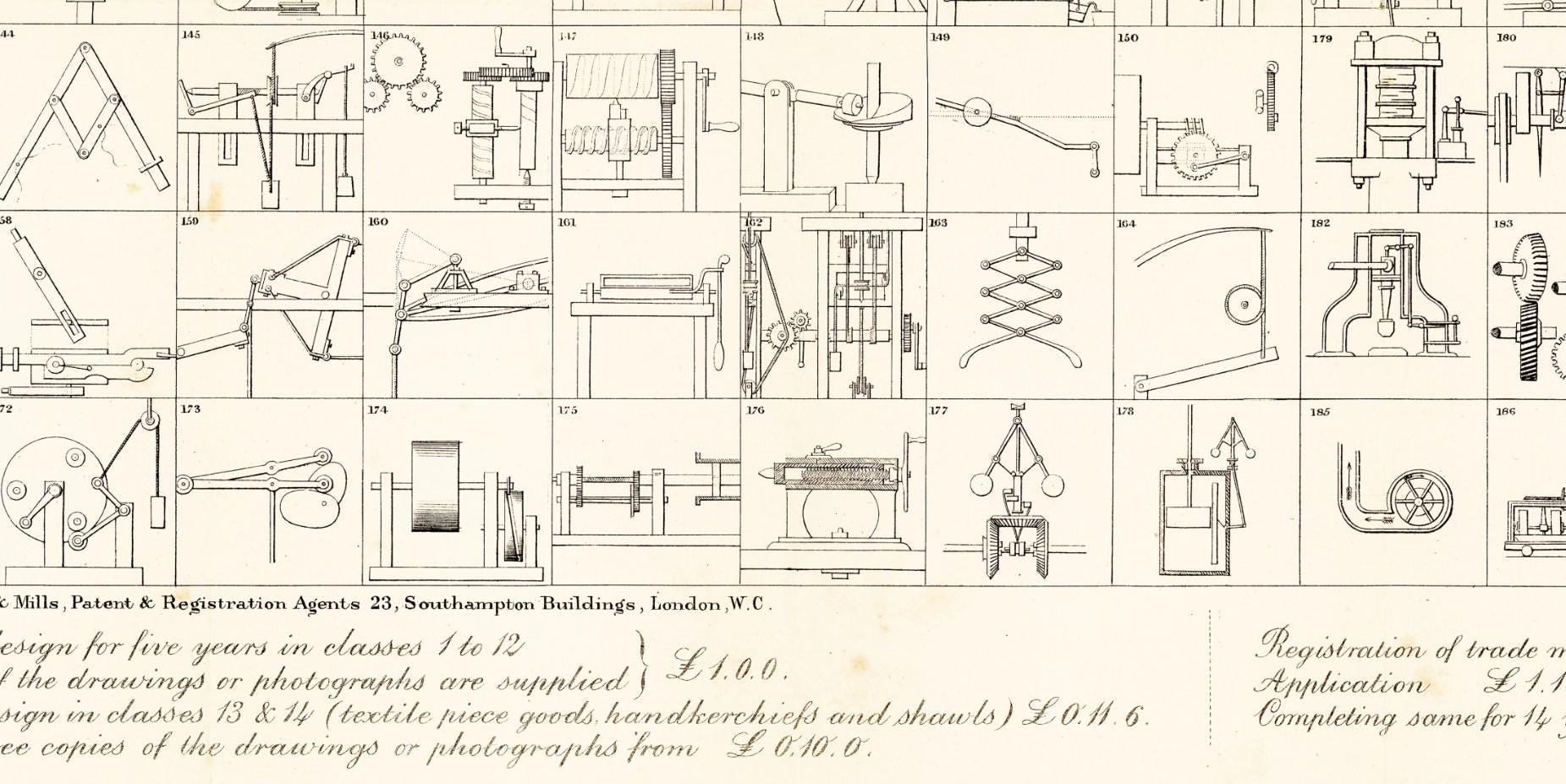 Chart 187 Mechanical Movements Poster – Vintage Engineering Chart - Etsy